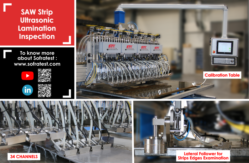 Ultrasonic Lamination Inspection of SAW Strips - SOFRATEST
